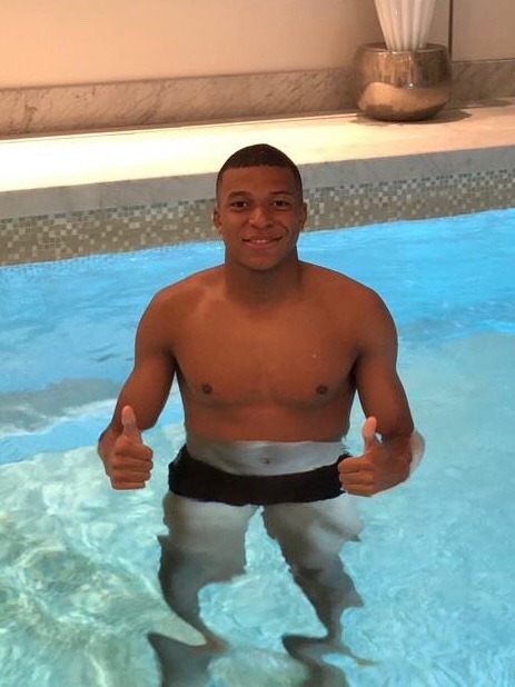 Footballers in underwear: KYLIAN MBAPPE