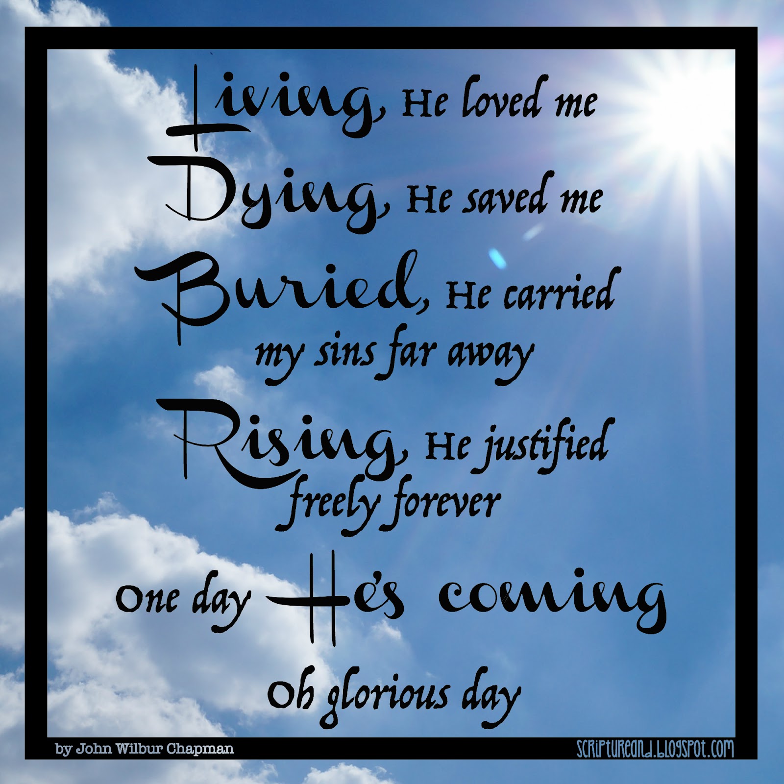 Bible Verses for One Day/Glorious Day