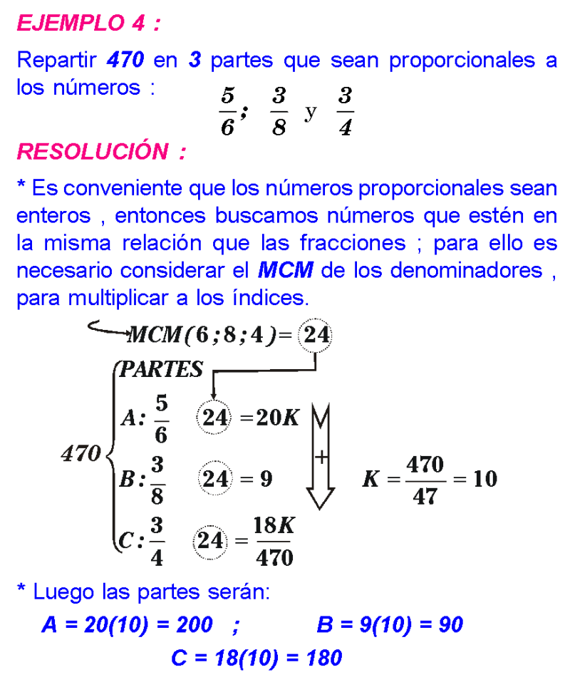 QUÉ ES UN REPARTO DIRECTAMENTE PROPORCIONAL SIMPLE