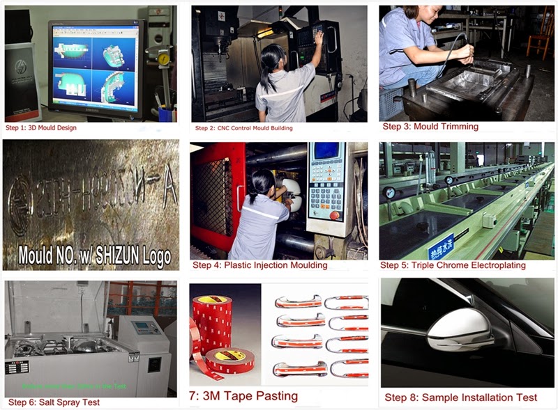 Guangzhou Shizun Auto Parts Co., Ltd. : Production Chrome ...
