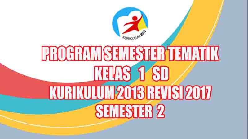 PROGRAM SEMESTER Tematik KELAS 1 SD Semester 2 Kurikulum 2013 Revisi ...