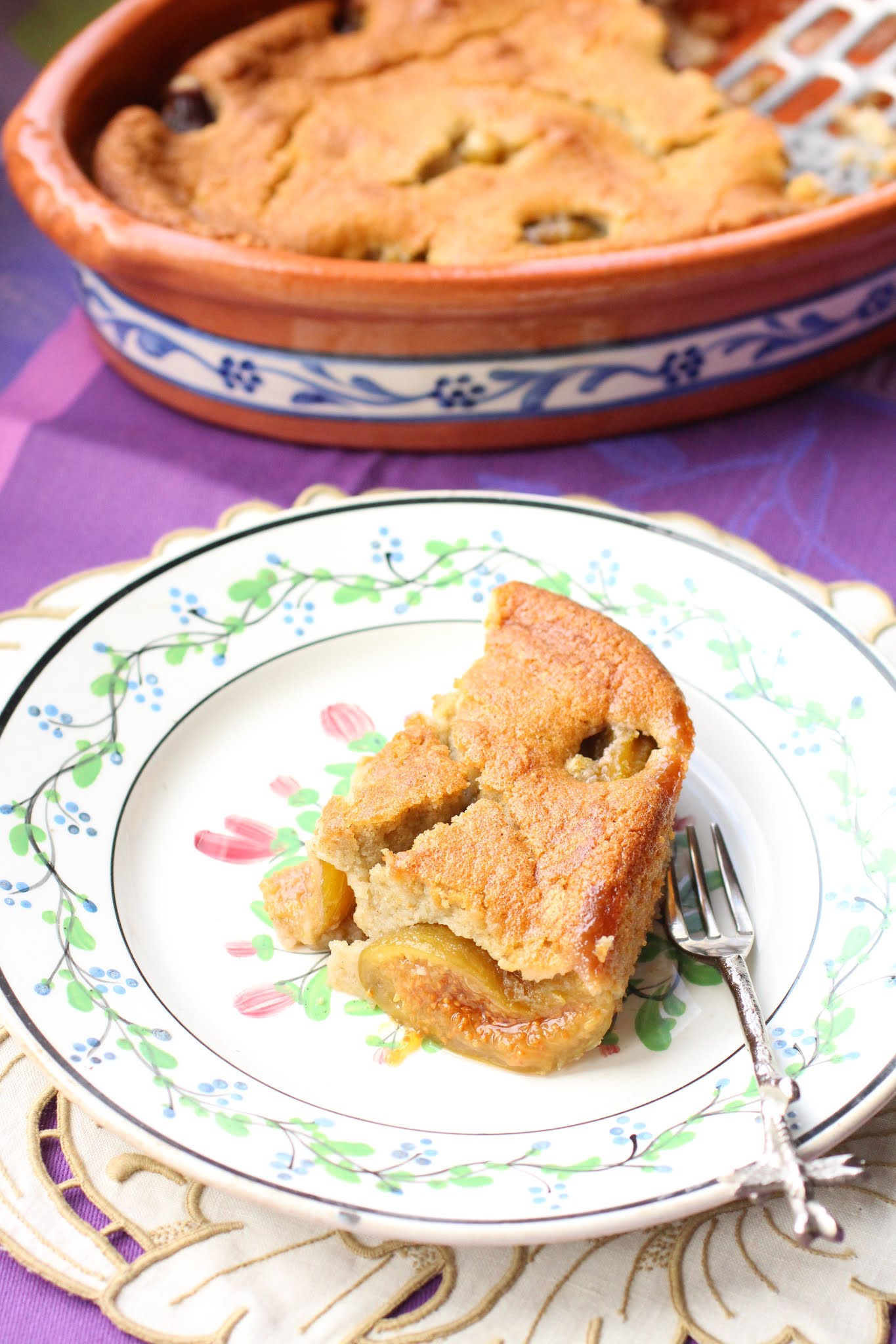 Un peu gay dans les coings...: Gâteau de figues au fonio