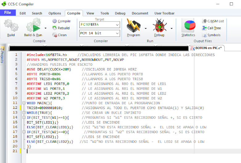 ELECTRÓNICA JAOL: PROGRAMACION DE PIC EN C++ Y ASM : 4. BUTTON EN PIC