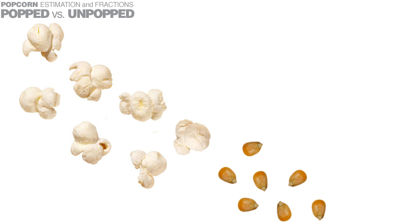 E is for Explore!: Popped vs. Unpopped