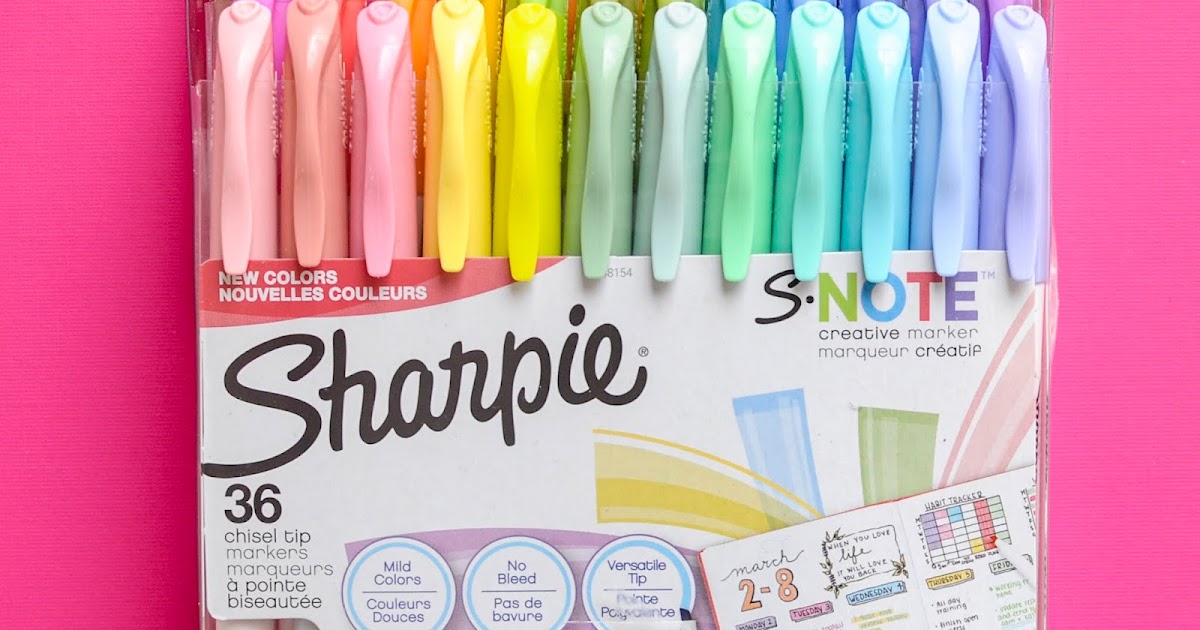 Sharpie 36 S-Note Creative Marker | Jenny's Crayon Collection
