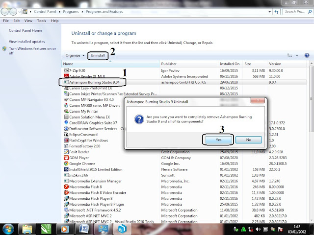 Mengenal Perintah Appwiz.cpl Pada Komputer - Awan