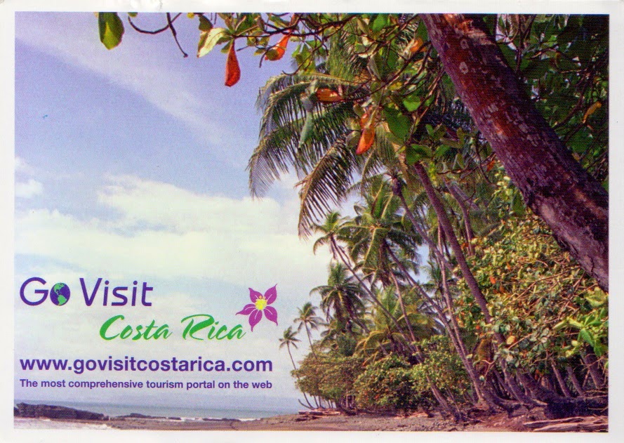My World In (Written and Stamped) Postcards: [ COSTA RICA ] Ad-card ...