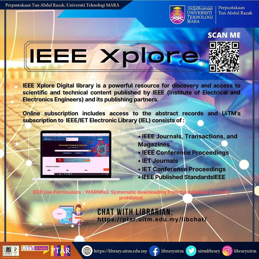 Discover Our eResources IEEE Xplore - Perpustakaan UiTM
