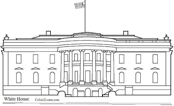 White House Coloring Page ~ Coloring Pages