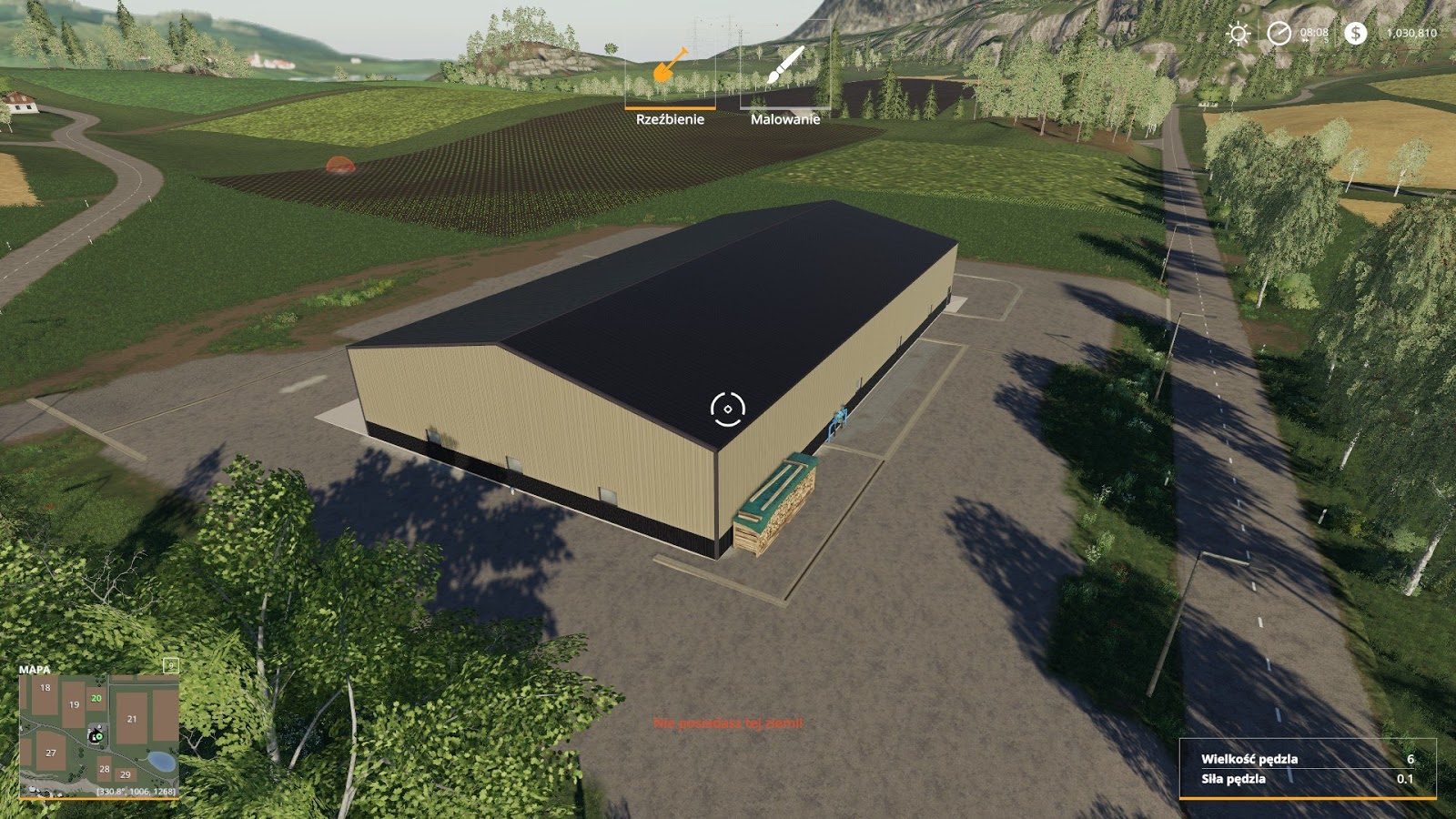 FS19 Placeable machine shop v1.0 - FS 19 & 22 USA Mods Collection