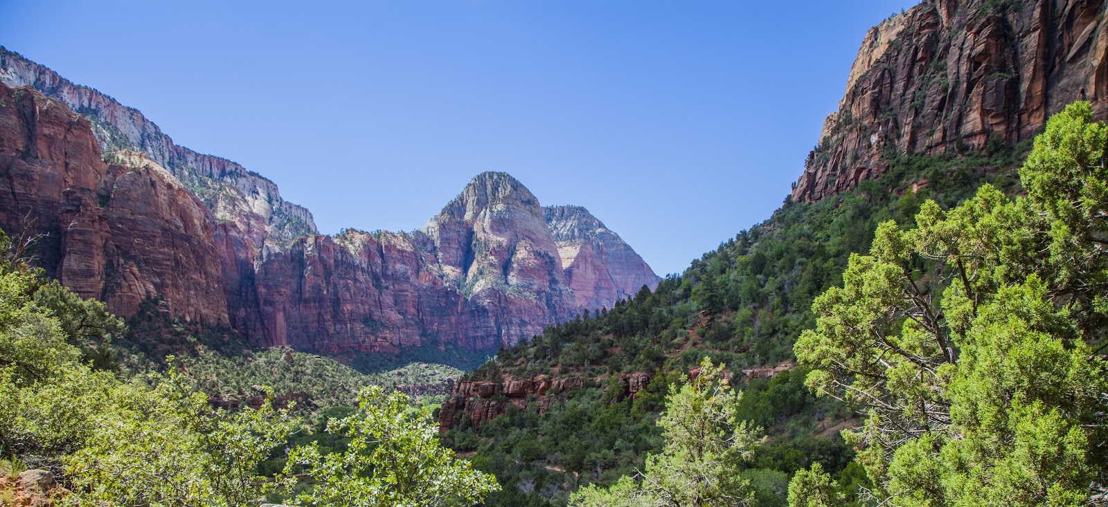 Walking Arizona: Looking Down Zion Canyon