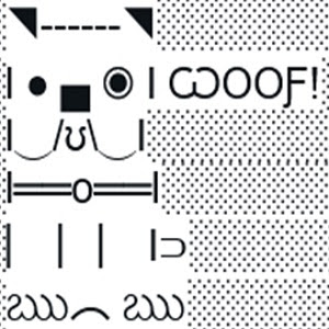 Arte ascii de perros y signos bonitos 🐶