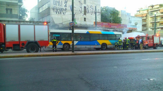 Αποκλειστικό.-Παραλίγο τραγωδία στο κέντρο της Αθήνας..με λεωφορείο που ...