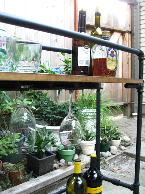 Life: Designed: DIY Pipe Bar Cart
