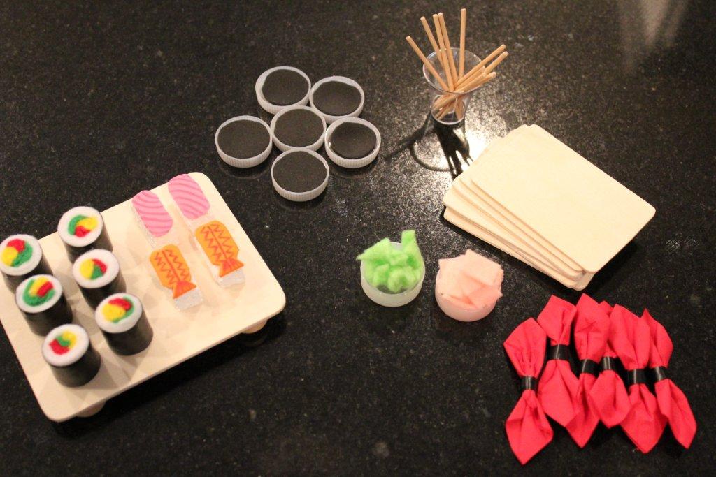 Karen Mom of Three's Craft Blog: Sushi with Brandy!