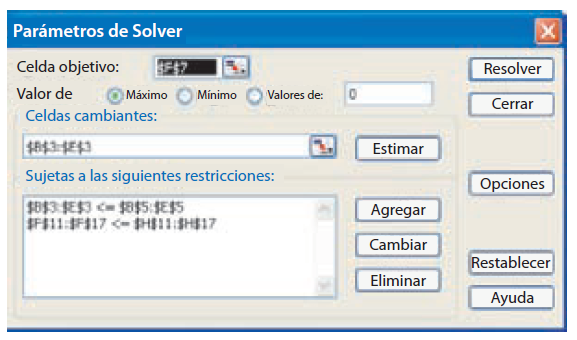 ProgramaciÓn Lineal Utilizando Excel De Microsoft Problema Resuelto 2 Solución Paso 3