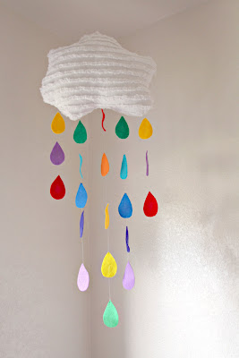 WhiMSy love: Summer Diary Day 39: Rain Cloud Mobiles