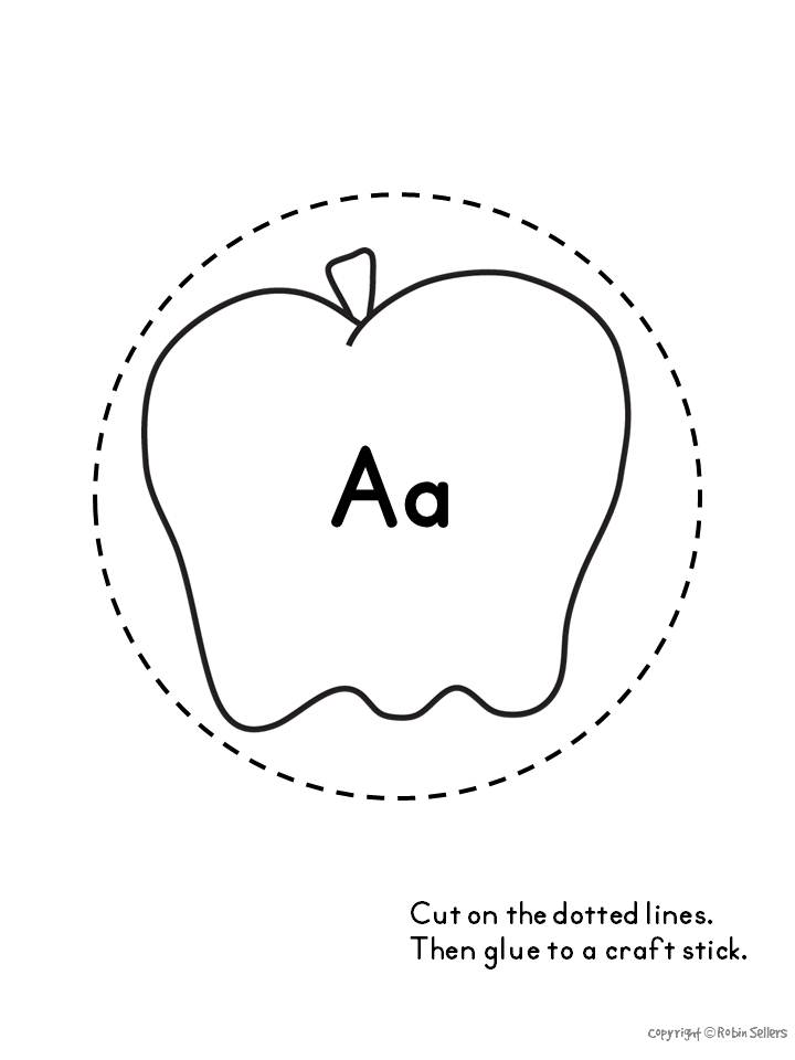 Sweet Tea Classroom: A to Z Alphabet Stick Puppets