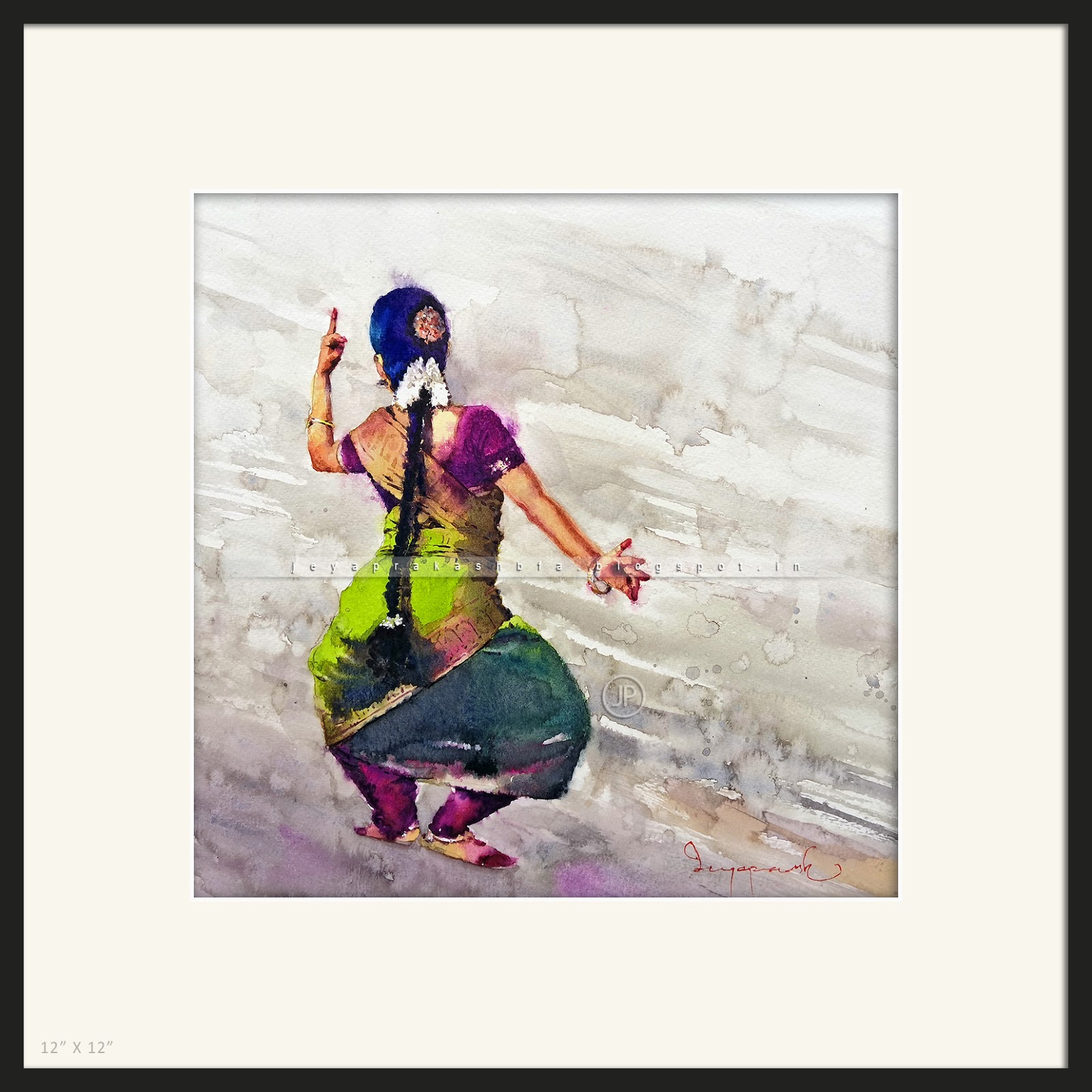 South Indian paintings: WATER COLOUR & ACRYLIC PAINTINGS