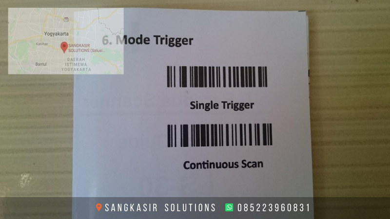 CARA SETTING BARCODE SCANNER AGAR CONTINUOUS SCAN (TIDAK HARUS DIPENCET)