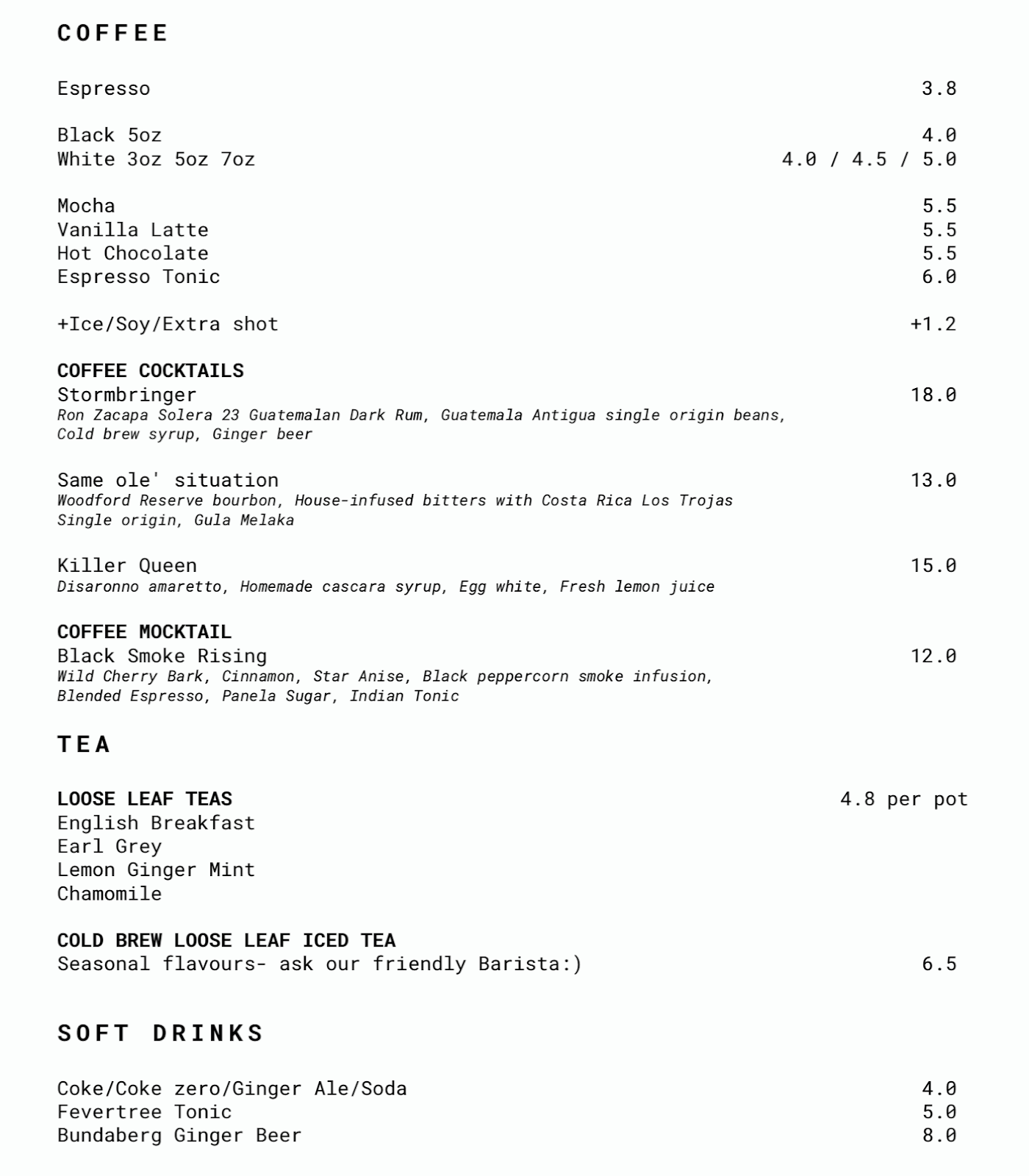 Brunch and coffee tasting: Elixir Boutique Roasters at 10 Jln Serene ...