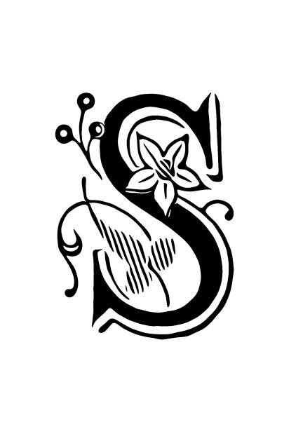 Fancy Letter S Clipart - Letter Format