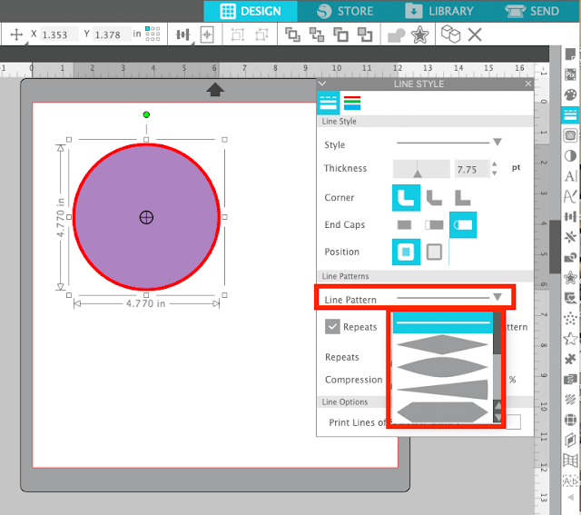 How to Use the Line Patterns Tool in Silhouette Studio - Silhouette School