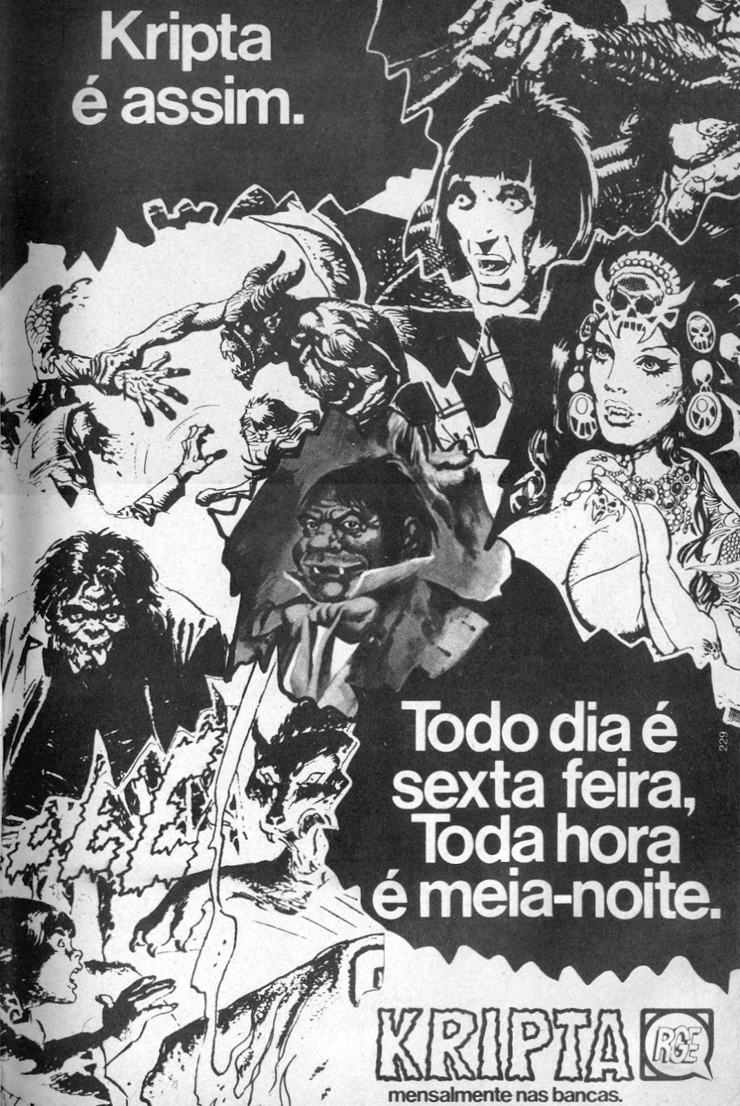 o canil do beagle: KRIPTA- A revista que revolucionou o terror no Brasil