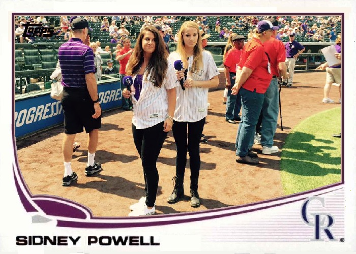 JOHNGY'S BEAT: Celebrity Jersey Cards #445 Caitlin Powell & Sidney Powell