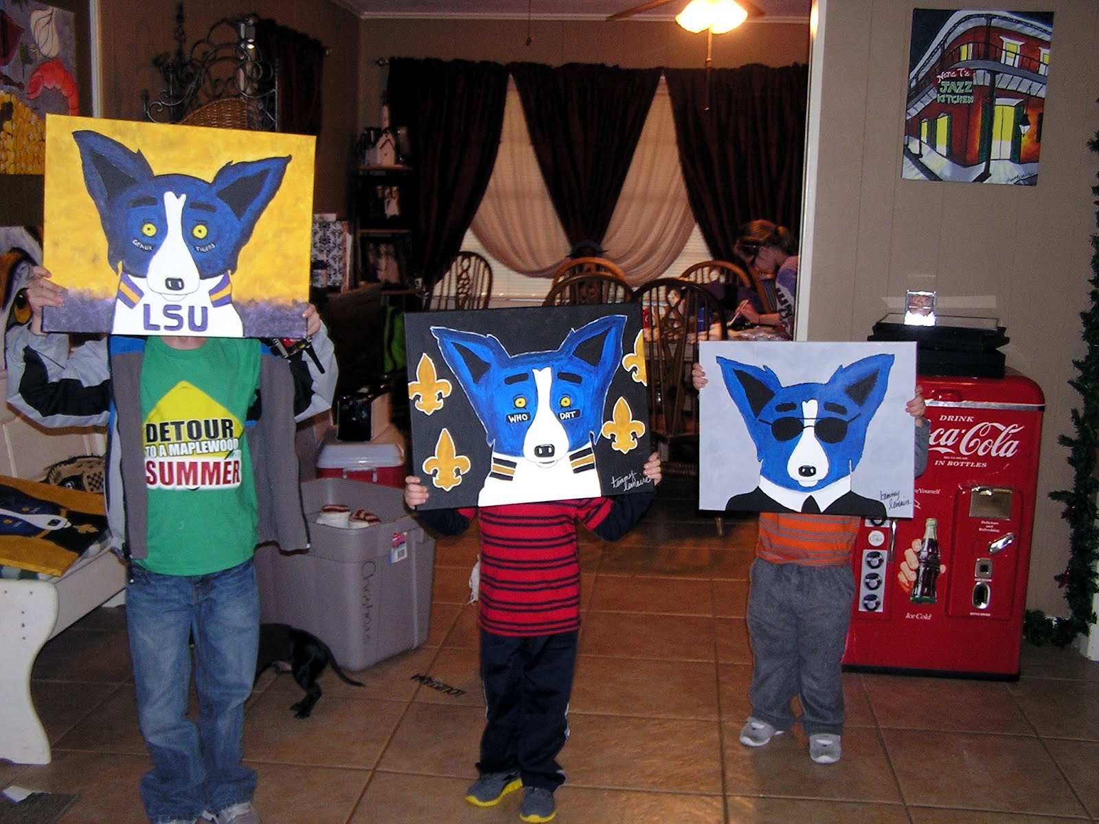 Lagniappe-A Little Something Extra: BLUE DOG FANS