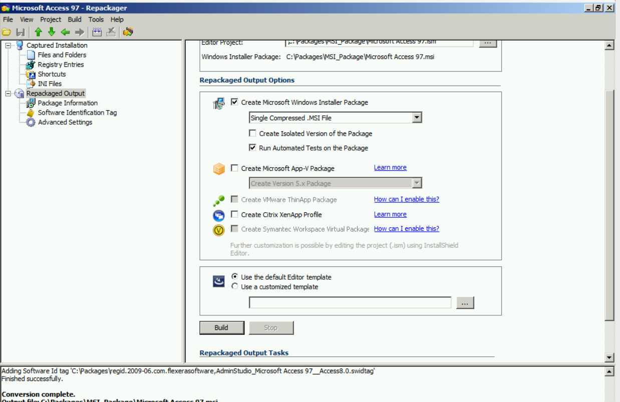 How To Create Application Setup Using Adminstudio - fasrcanada