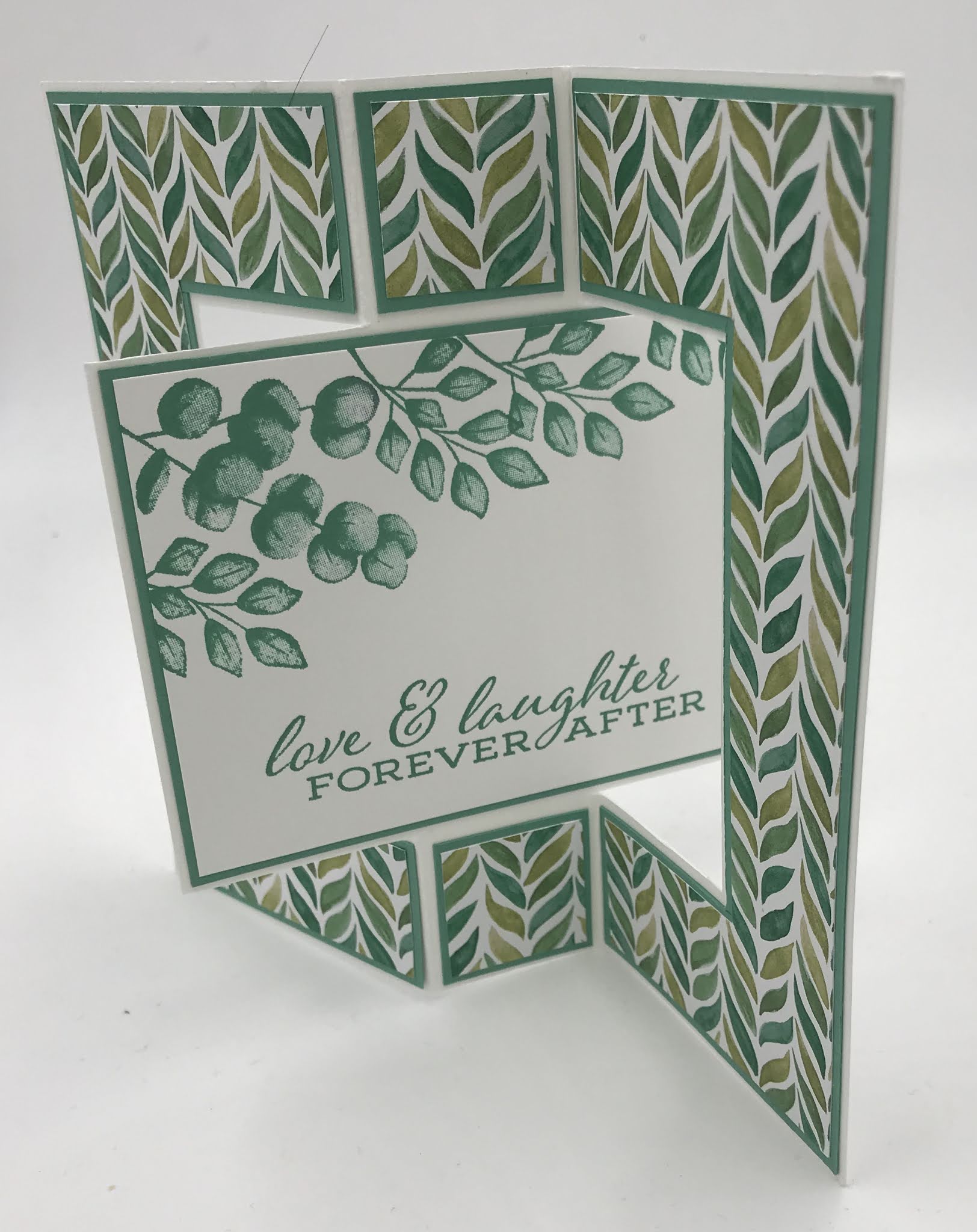 JD Papercrafts: Flip Fold Card using Stampin' Up's Forever Fern