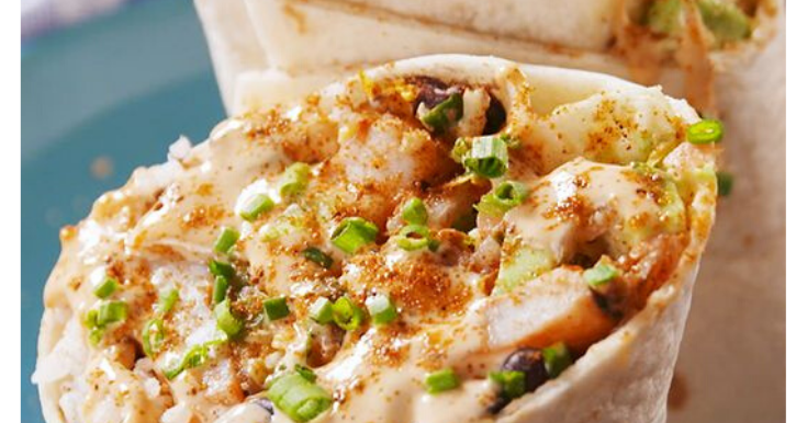 Old Bay Shrimp Burritos