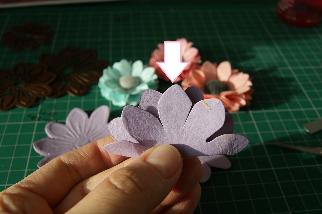 W Kartkowym Zaciszu: How to make daisy I, II, III and IV