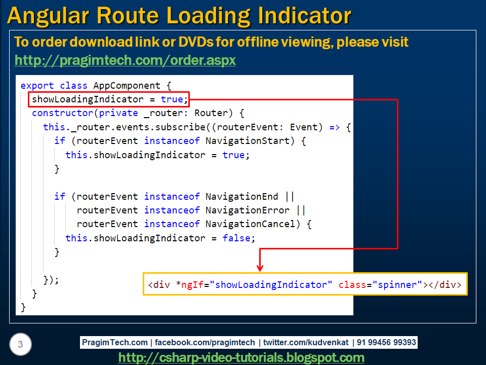 Sql server, .net and c# video tutorial: Angular route loading indicator ... Sql server, .net and c# video tutorial: Angular route loading indicator ...