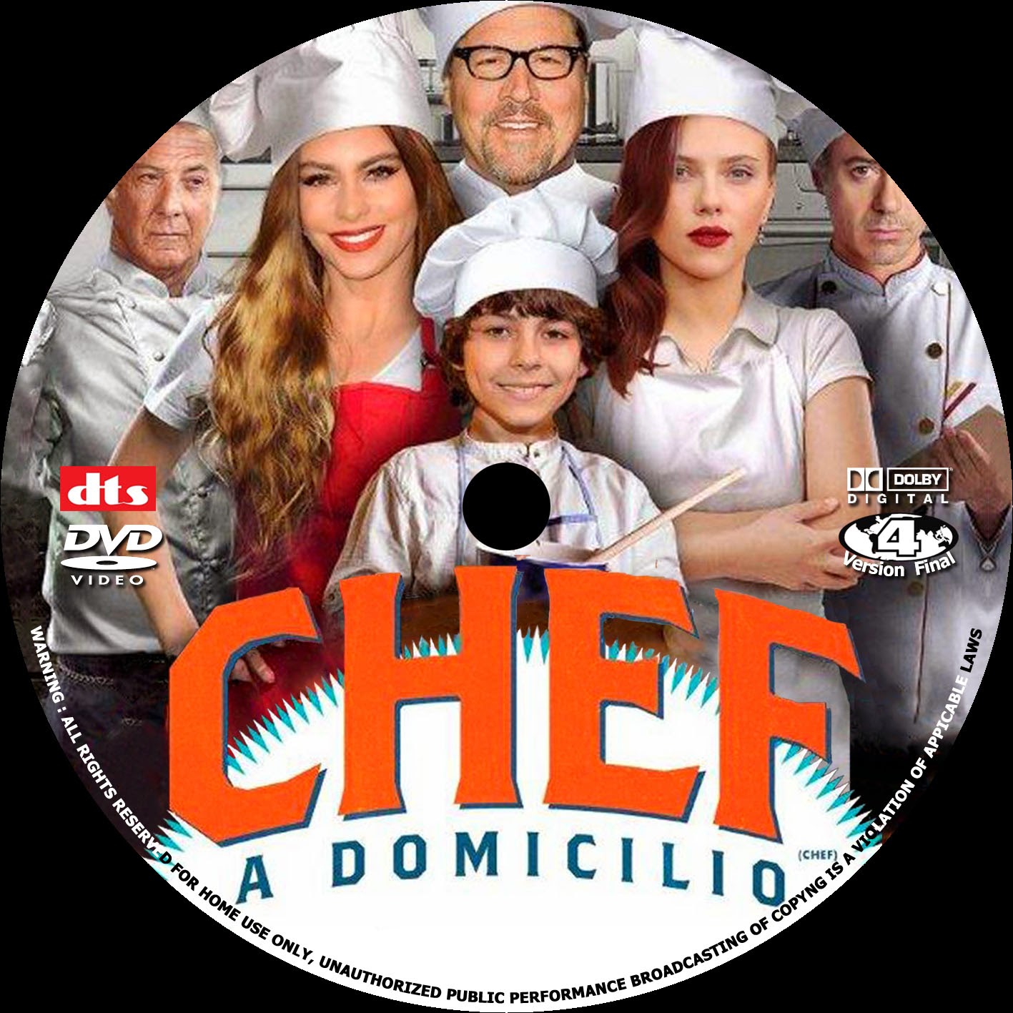 COVERCARATULAS DE DVD - CD COVERCREATORS: CHEF A DOMICILIO CD