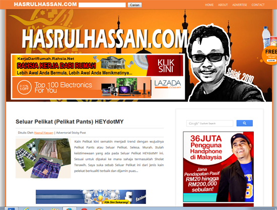 Iklan Untuk Blog Malaysia - sloppyploaty
