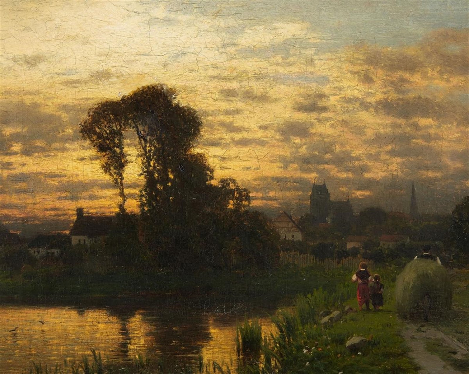 Louis Douzette | Romantic landscape painter | Tutt'Art@ | Pittura ...
