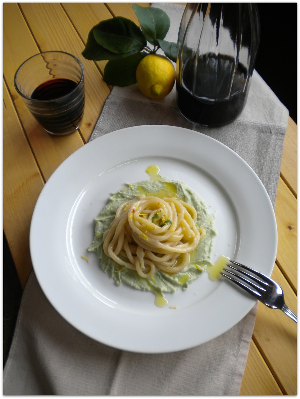 Profumo di semplicità: Pici della contessa con crema di cavolfiore ...