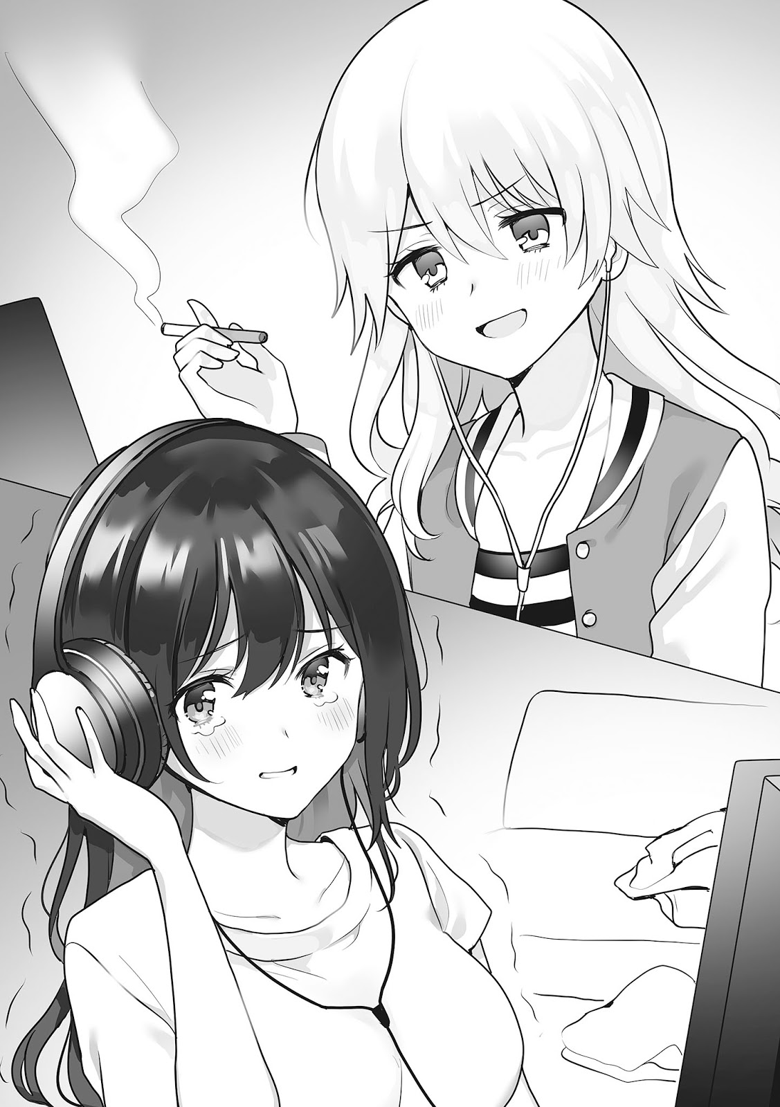 Ilustrasi Hikawa-sensei wa Otaku Kareshi ga Hoshii Volume 1 | CSNovel ...