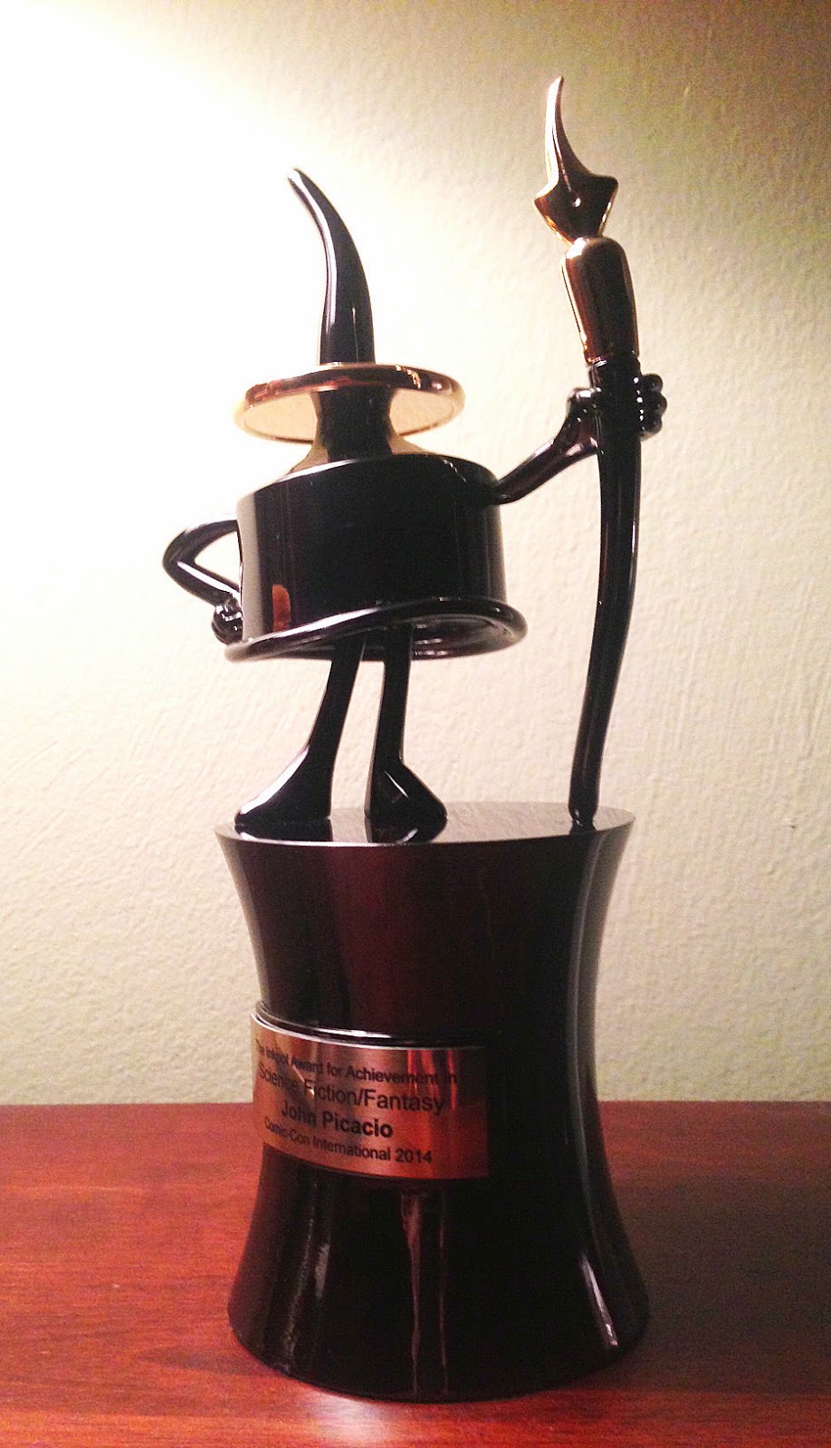 ON THE FRONT: I won a 2014 Inkpot Award!