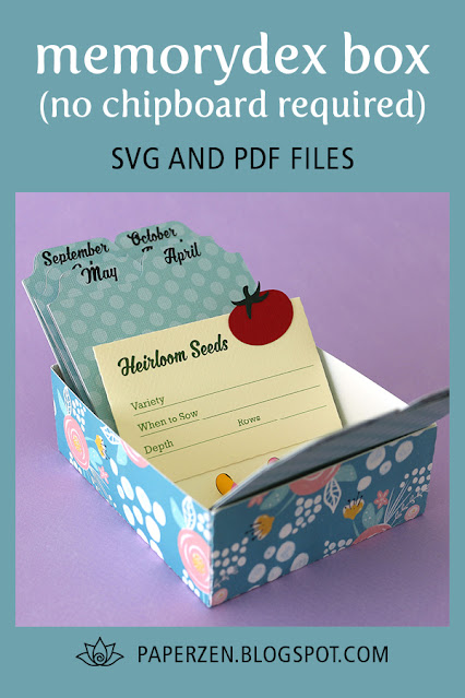 Welcome to Paper Zen ~ Cecelia Louie: DIY Memorydex Box (no chipboard ...
