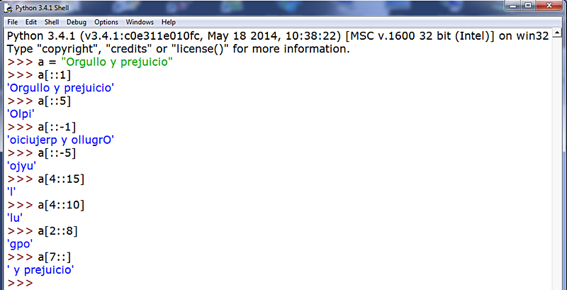 APRENDER A PROGRAMAR CON PYTHON: STRINGS