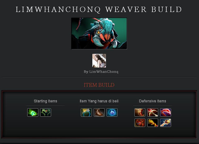 Weaver Build | Dota2 build
