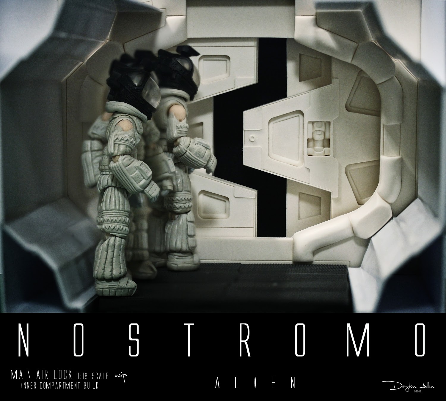 The Art of Dayton "SF30" Allen: Building The Nostromo - One Piece At A ...
