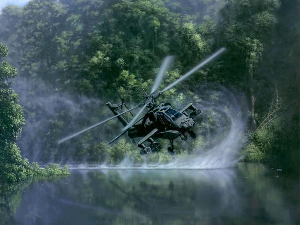 Fighter Helicopter wallpapers ~ Vehicles Wall