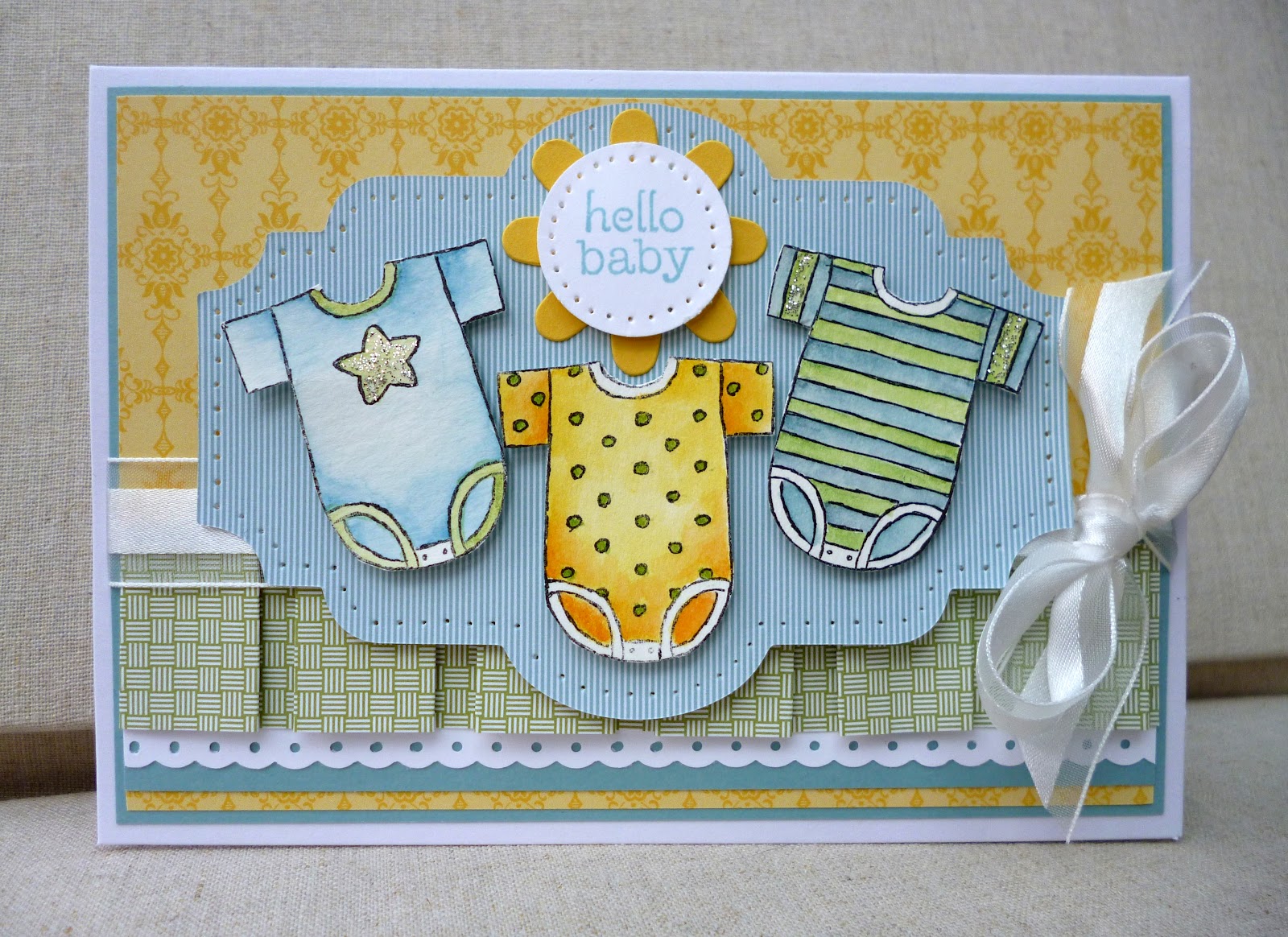 White House Stamping: Baby pleating...