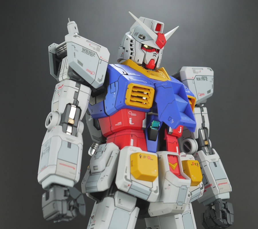 GUNDAM GUY: MG 1/100 RX-78-2 Gundam One Year War - Customized Build