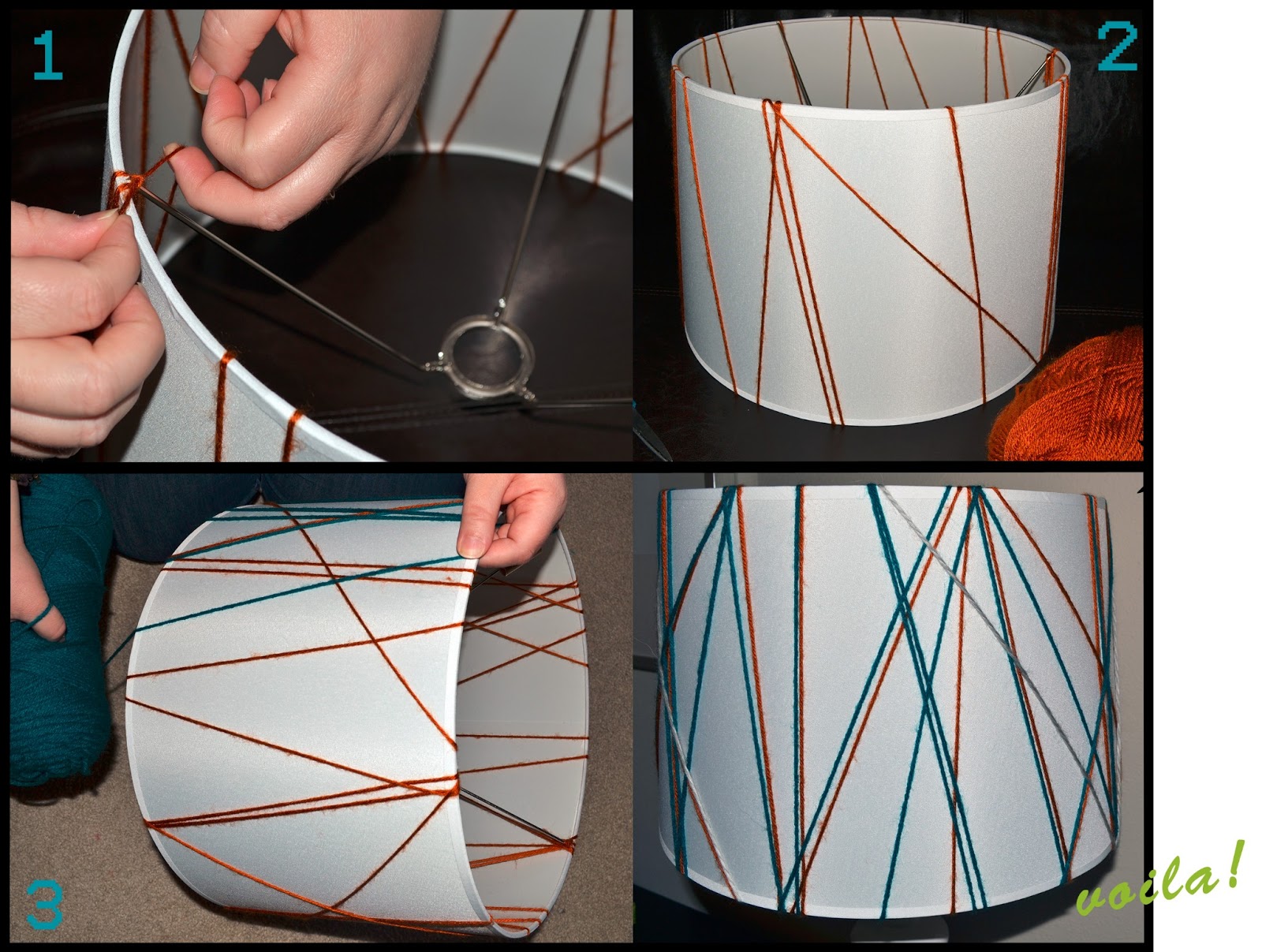 Bubblepop: DIY Project: Yarn Lamp Shade