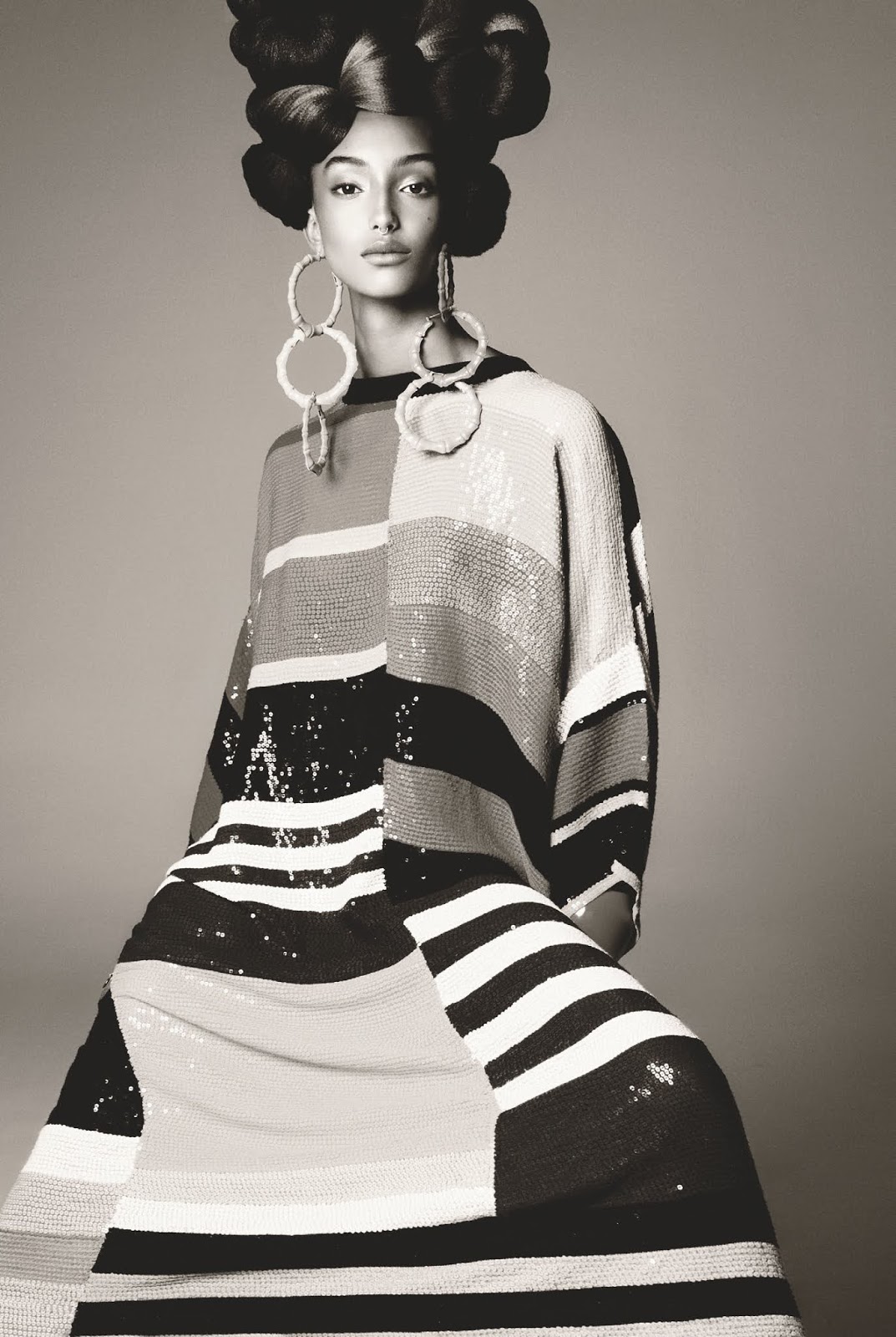 Achenrin Madit, Janaye Furman, Mona Tougaard & Precious Lee in Vogue UK ...